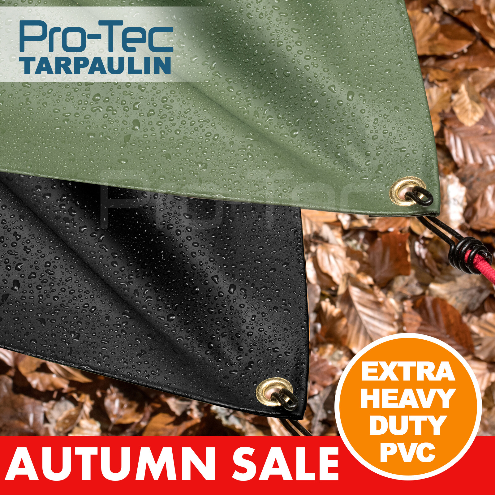 PVC 600gsm Extra Heavy Duty Tarpaulin Waterproof Sheet Thick Green ...