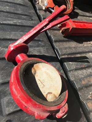 Weco 6" butterfly valve mod 12N 6-175 FMC 3229865 never used w/ valve ...