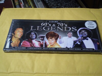 60's & 70's Legends (2 CD Set, 2006) Marvin Gaye James Brown Brand NEW ...