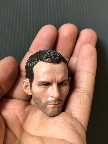 Custom 1/6 Ryan Giggs Head Sculpt Soldier Model Fit 12" Male Action ...