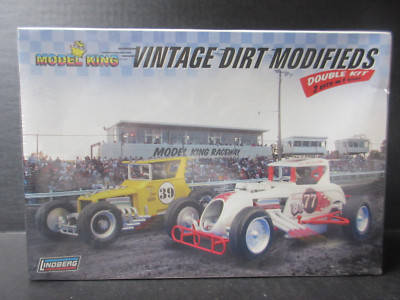 Model King Vintage Dirt Modifieds Model Kit 2 Kits in 1 Box | eBay