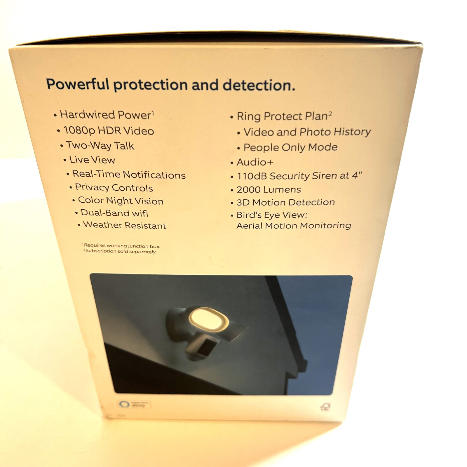 🔥 New Ring Floodlight Cam Wired Pro w/ Birds Eye View 3D Motion ...