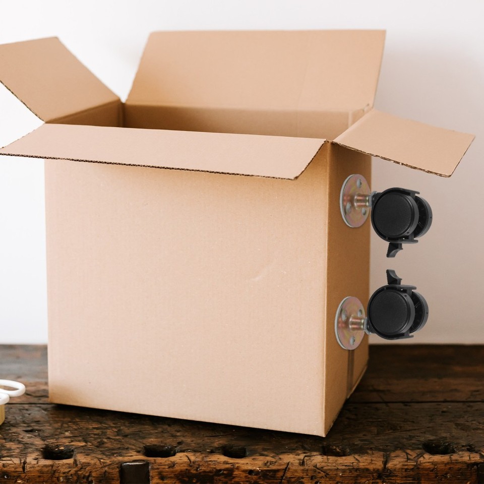 4pcs Small Wheel Appliance Wheel 37mm Rotation Sticky Pulley Caster ...