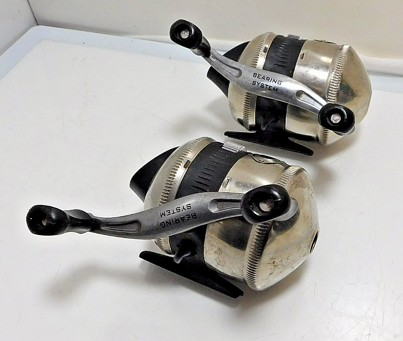 2- VTG ZEBCO 733 The Hawg Ball Bearing Spin Cast Fishing Reels / | eBay