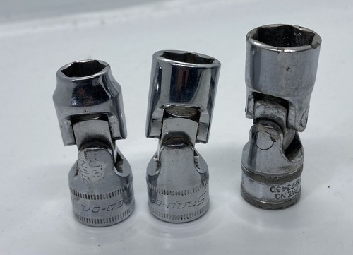 Snap-On Swivel Socket Set Shallow 6 Point Metric 3/8” Flank Drive ...