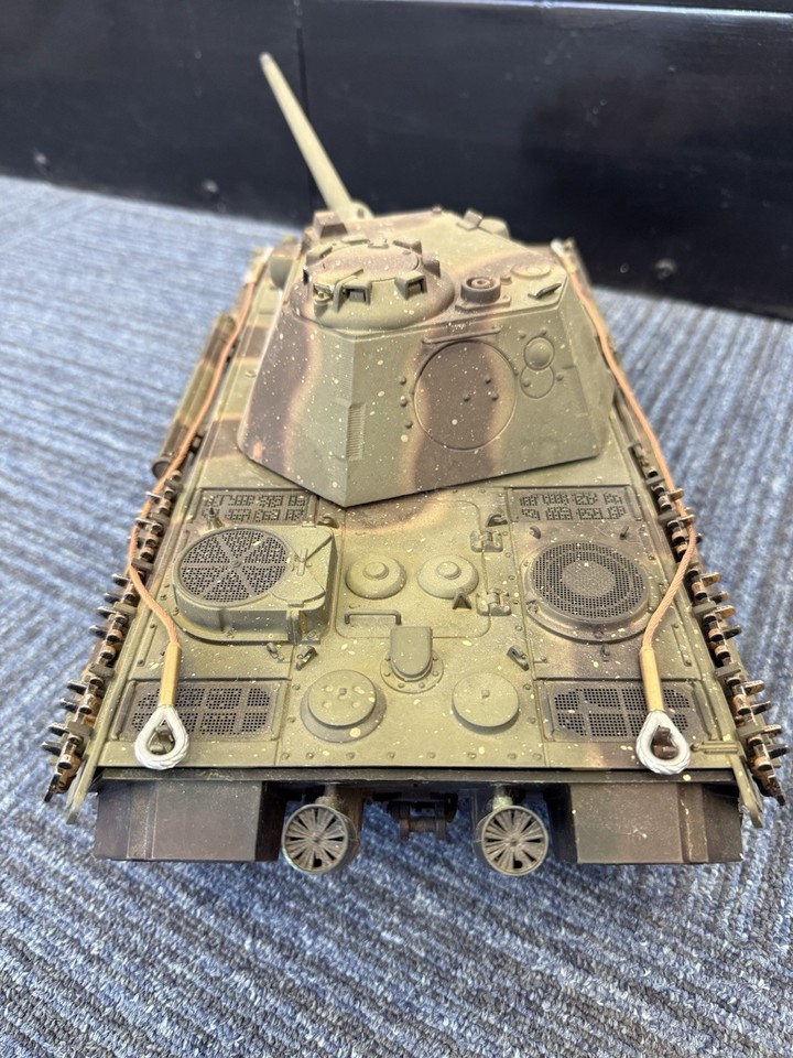 Torro German 1/16 Scale Panther F Real Action RC Tank with Metal Tracks ...