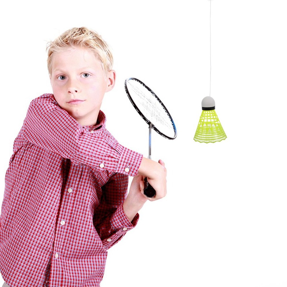 Badminton Self Training Tool Rebound Trainer Elastic Hanging Rope ...