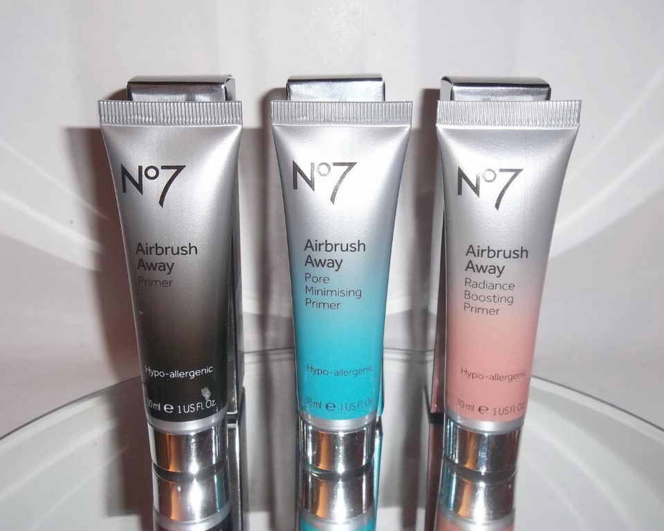Boots No 7 No7 Airbrush Away Foundation Face Makeup Primer 1oz U PICK ...