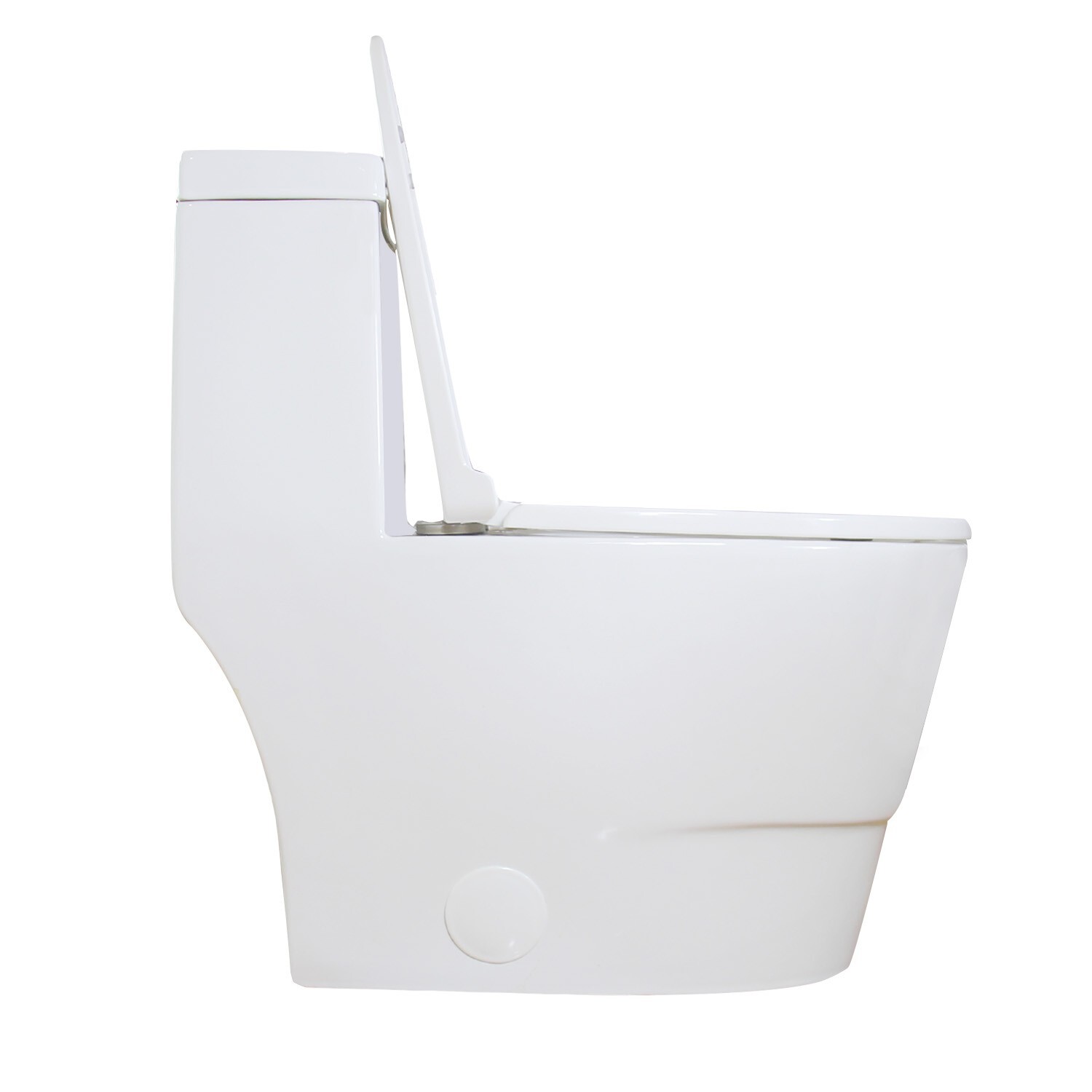 WinZo WZ5012 Modern Elongated One Piece Toilet Dual Flush 1.1/1.6 GPF ...