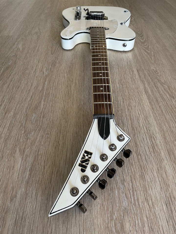 ESP Tele Style HS 80s Parts Guitar Wilkinson Trem Lawsuit Era Headstock ...