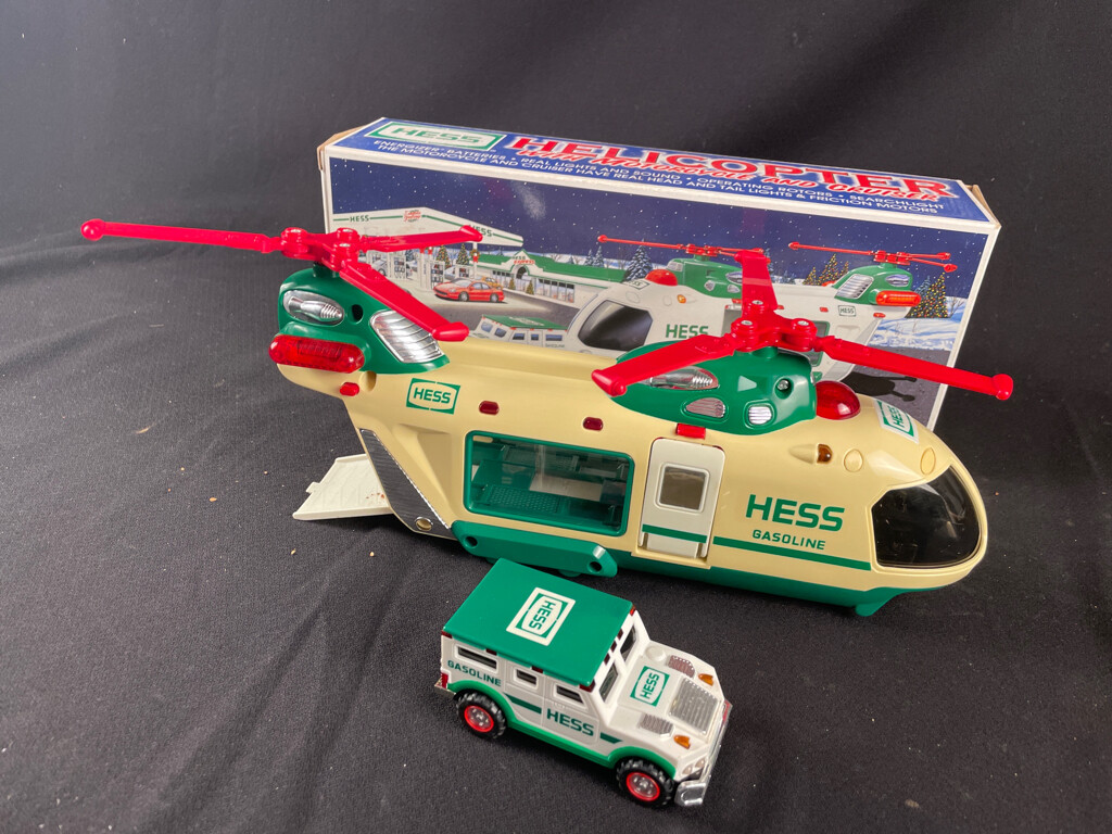 2001 Hess Helicopter w/ Motorcycle & Cruiser | eBay