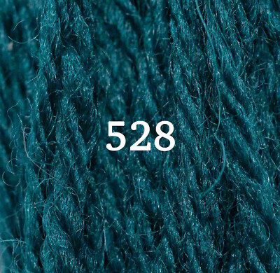 Appleton Tapestry Wool - 11 Yd Skein - Turquoise Blue Color 528 | eBay