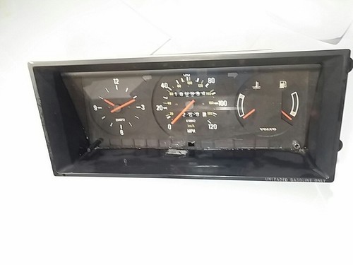 81 82 83 84 85 Volvo 240 Speedometer Gauge Cluster 187K Mile OEM ...