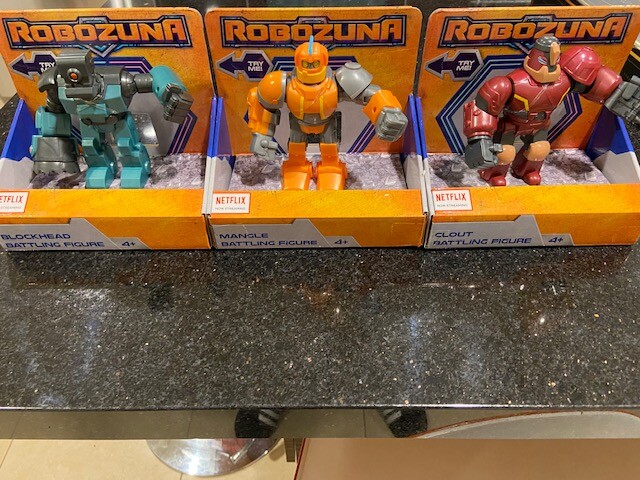 Robozuna Blockhead Battling Action Figure 5-inch D13006 Netflix YouTube ...