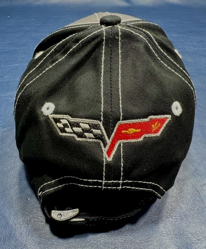C6 CORVETTE BALL CAP, ADJUSTABLE STRAP, CORVETTE C6 FLAG ON BACK, BRAND ...