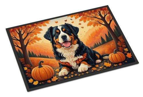 Bernese Mountain Dog Fall Indoor or Outdoor Mat 18x27 DAC1019MAT | eBay