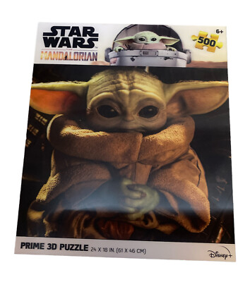 STAR WARS PUZZLE BABY YODA : THE MANDALORIAN - PRIME 3D - 500 PIECES | eBay