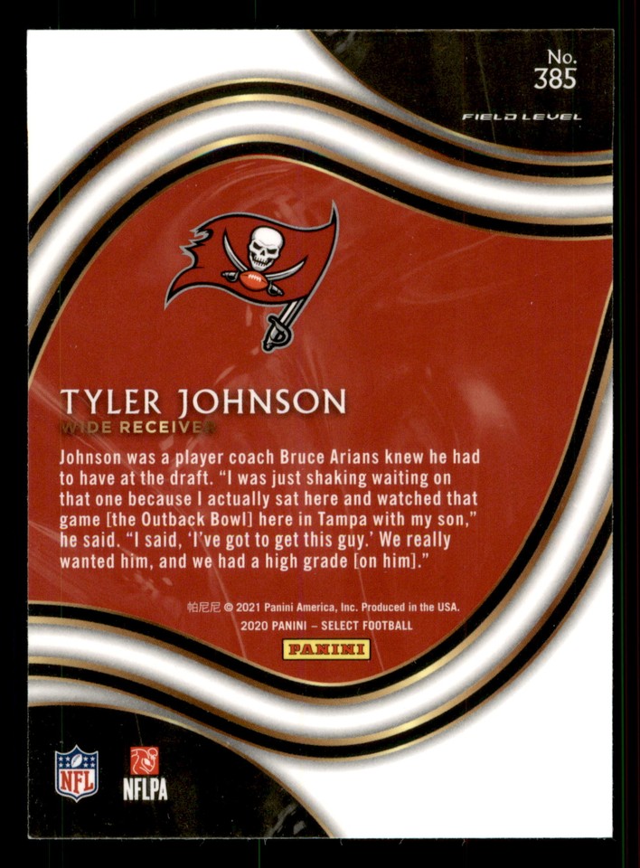 2020 Panini Select Tyler Johnson #385 RC Tampa Bay Buccaneers | eBay