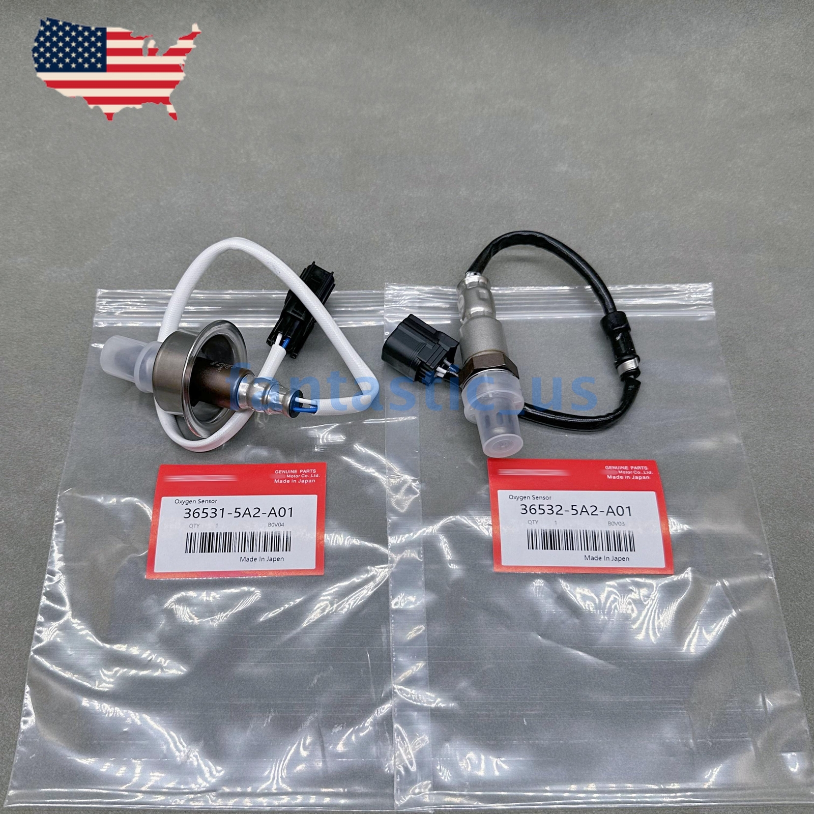 New Up&Downstream Oxygen Sensor For 13-17 Honda Accord 2.4L 36531/36532 ...