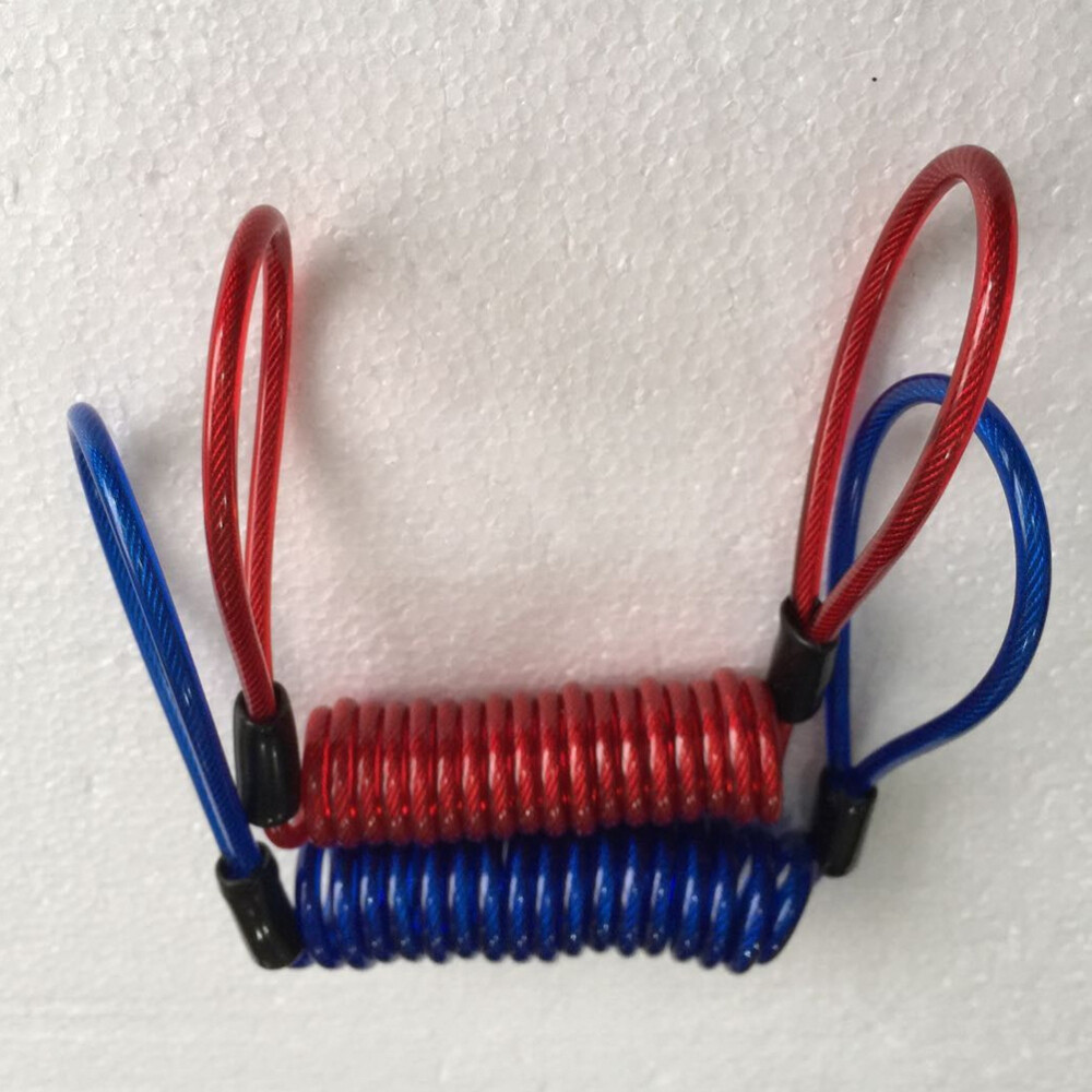 Bike Spring Wire Rope Disc Brake Lock Bike Lock Motorcycle Reminder ...