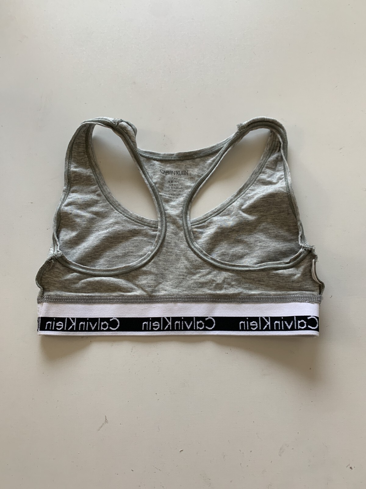 Calvin Klein Women's Sz S Modern Cotton Racerback Wirefree Bralette ...