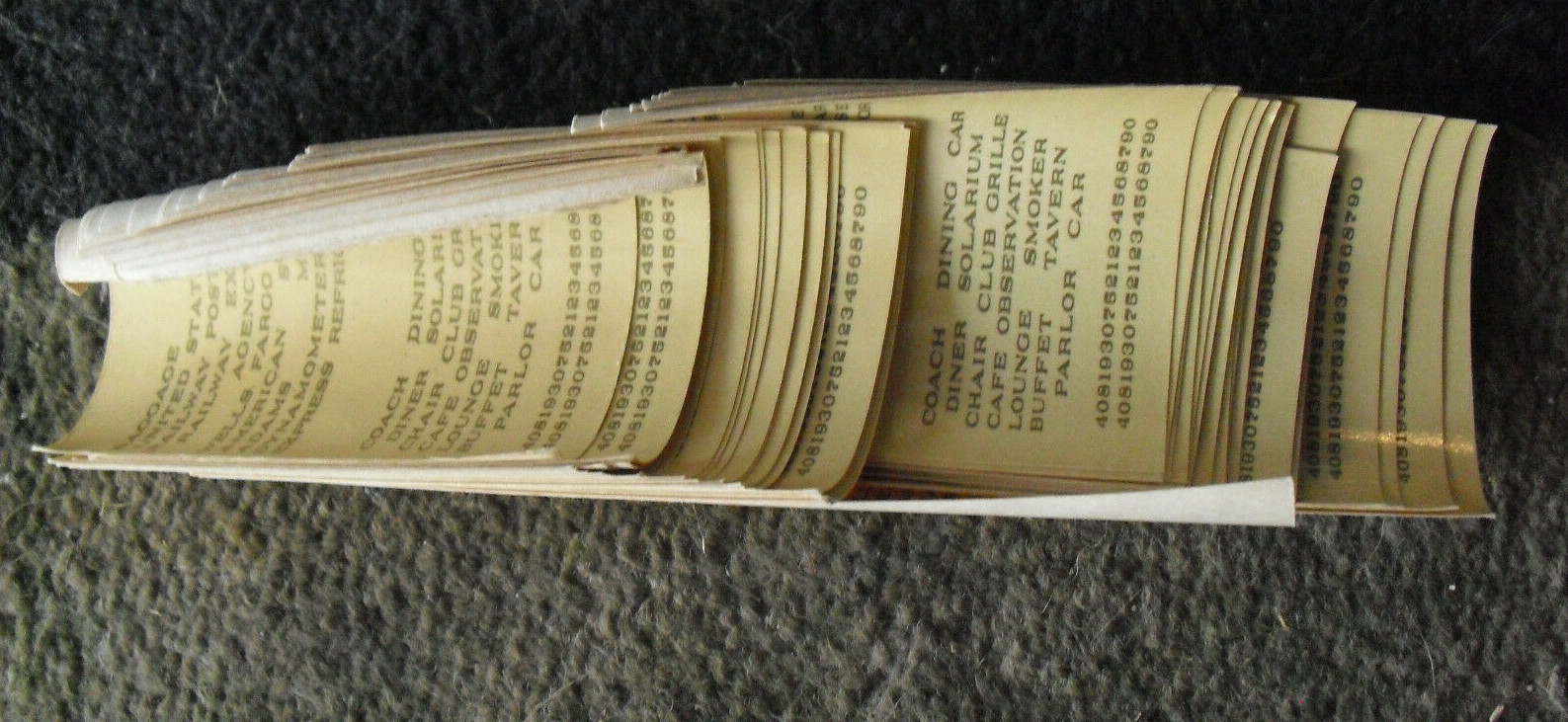 Lot of 48 Vintage HO Scale Baggage Coach Wells Fargo Decal Sheets | eBay