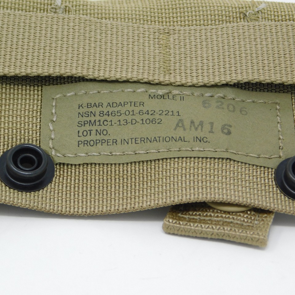 3-PACK - US Military K-BAR ADAPTERS - COYOTE - New in Bag | eBay