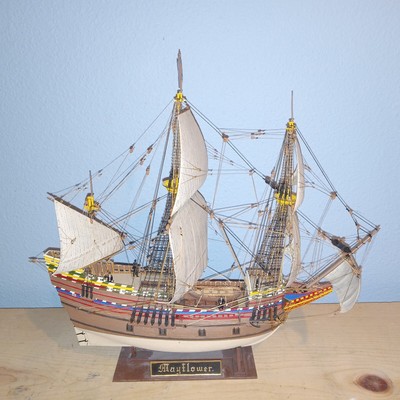 The MAYFLOWER Pilgrim Sailing Ship Scale Plastic Model | eBay