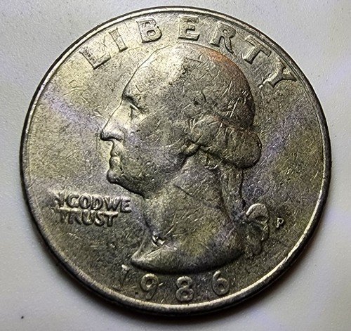1986 P Washington Quarter Error | eBay
