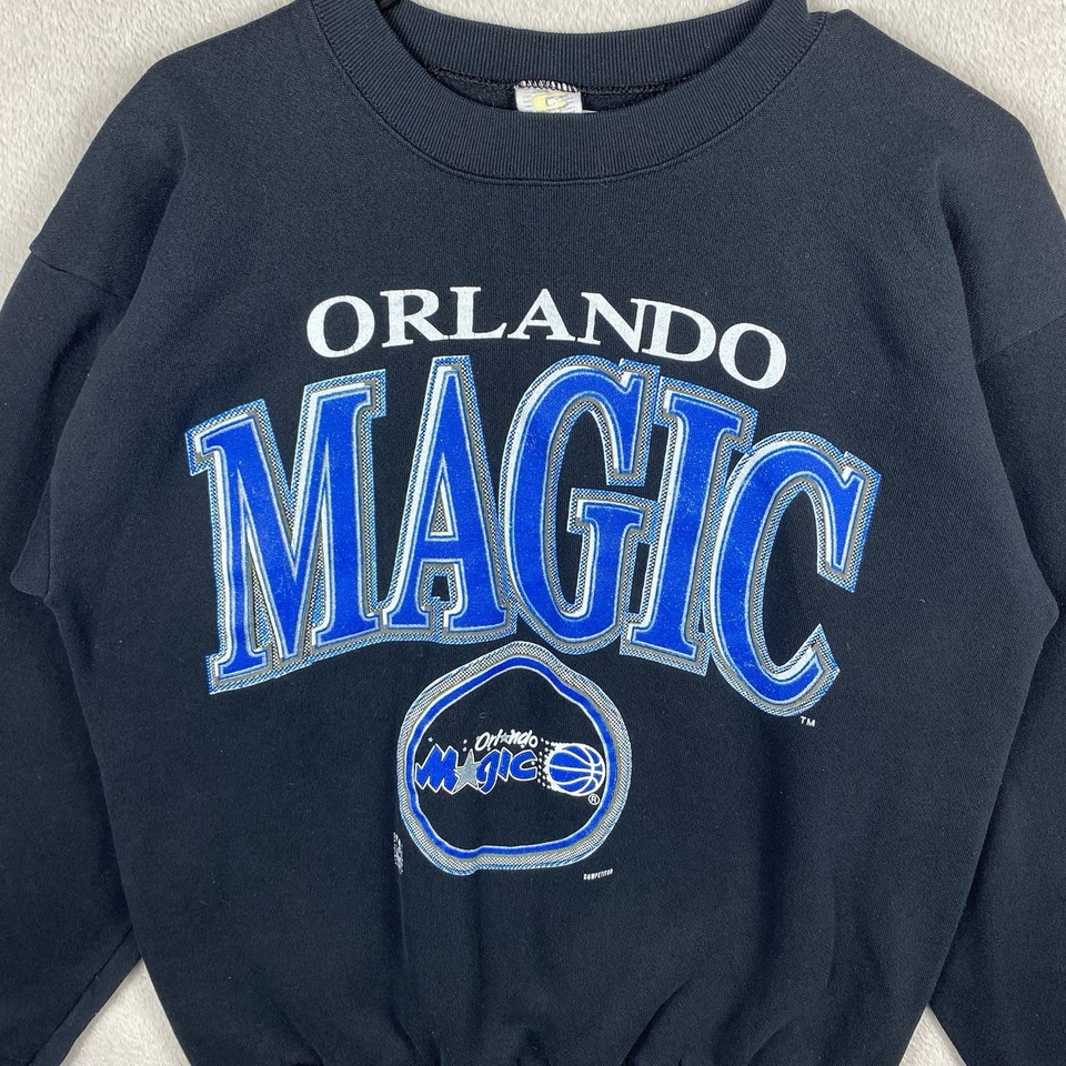 Vintage Orlando Magic Crewneck Sweatshirt Men XL Black Graphic ...