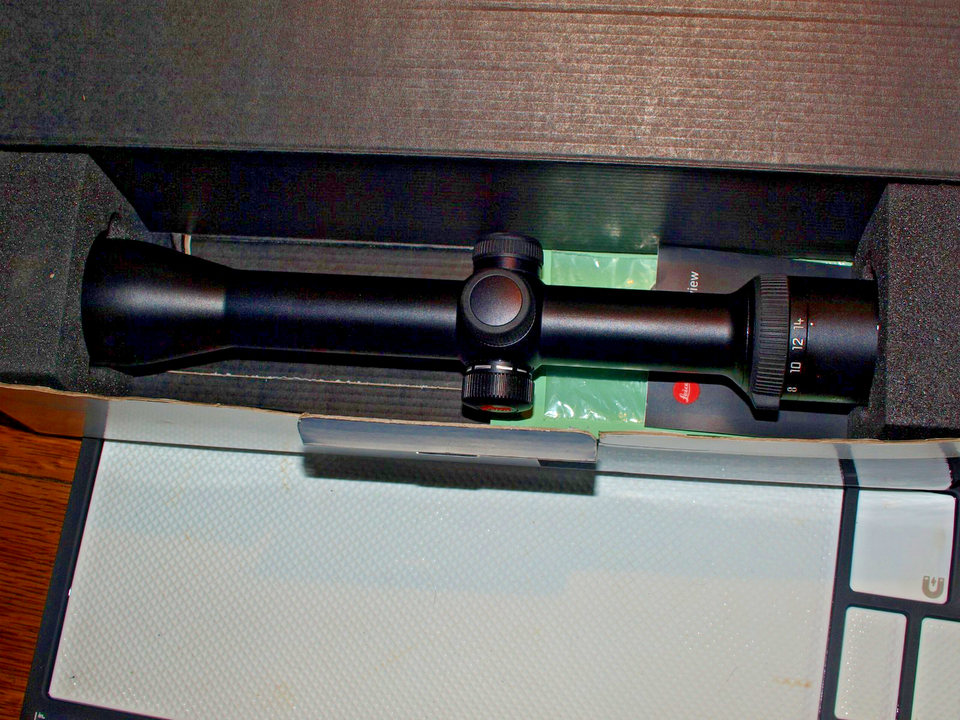 Leica ER Rifle Scope 30mm Tube 3.5-14x 42MM Matte Black - IBS Recticle ...
