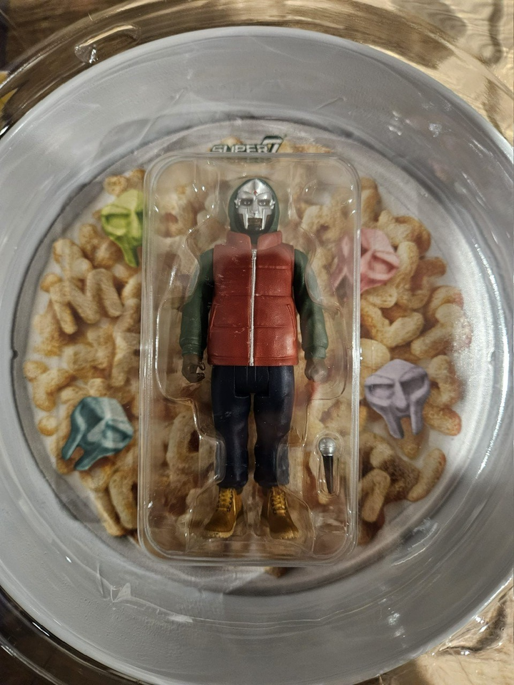 MF DOOM - Action Figure & Cereal Bowl & Spoon Set In Box Super 7 ...