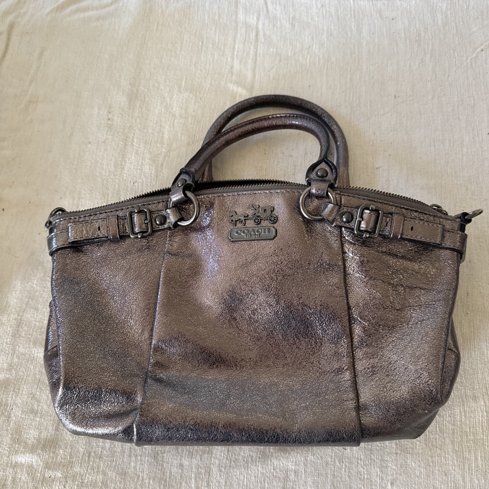 Coach Madison Sophia in Metallic Pewter H1173-18816 S… - Gem