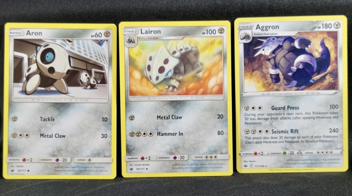 Pokemon Aron Evolution