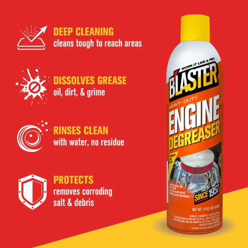 Blaster 15 oz. Heavy-Duty Engine Degreaser and Cleaner Spray | eBay