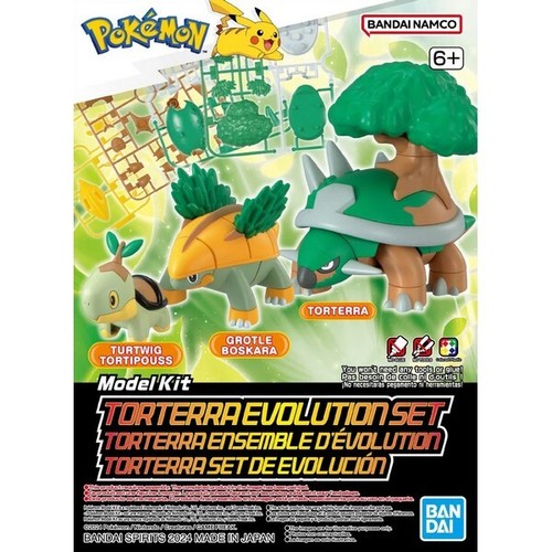 Bandai Hobby Pokemon Torterra Evolution Set Plastic Model Kits | eBay