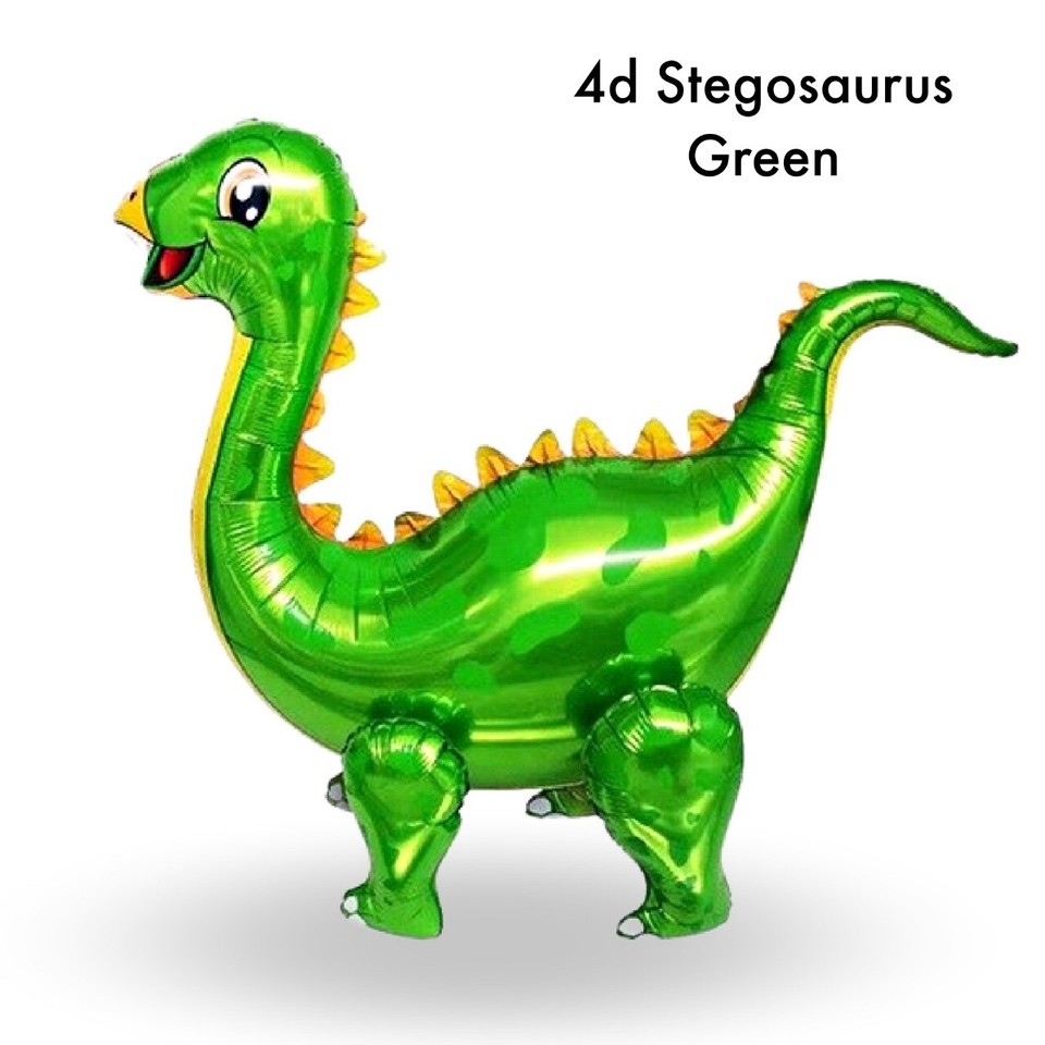 4D DINOSAUR FOIL Balloons Helium Baloon Jungle Birthday Children Party ...