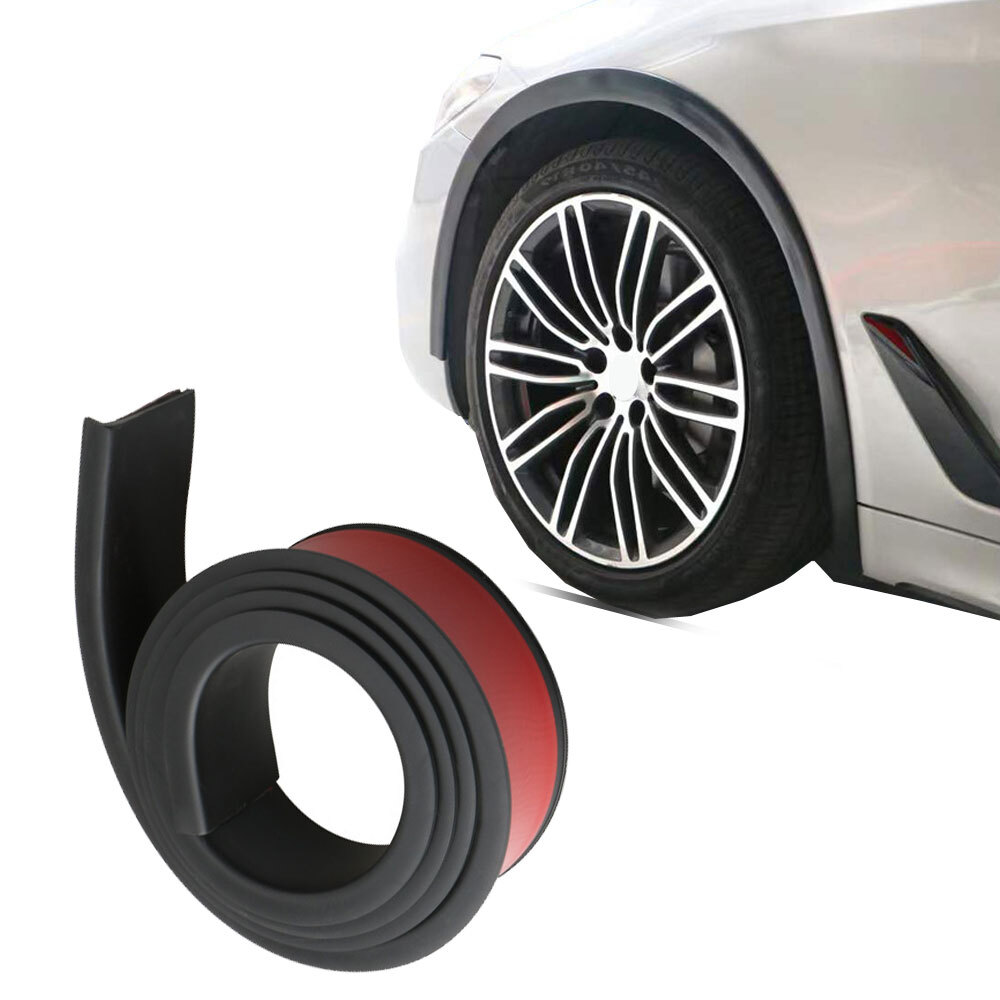 Rubber Car Wheel Eyebrow Arch Trim Lips Strip Fender Flare Protector ...