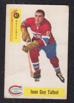 1958 Parkhurst Jean-Guy Talbot # 41 (Lower Grade plus) | eBay