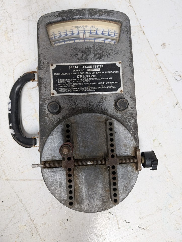 Screw Cap Torque Testing Machine, Newton-Meter Spring Torque Tester | eBay