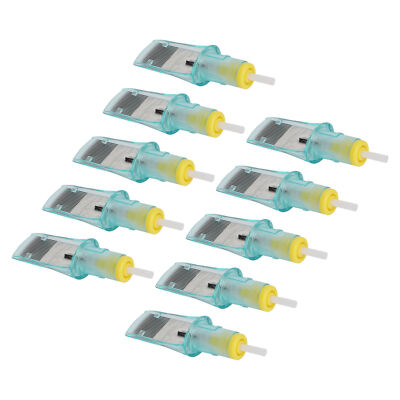 (1239CM)10x Flat Blade Tattoo Needles Disposable Smoothing Needle ...