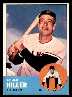 1963 Topps Baseball #185 Chuck Hiller VG/EX+ | eBay