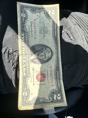 red seal 2 dollar bill circulated Misdline Seal Uniq Number | eBay