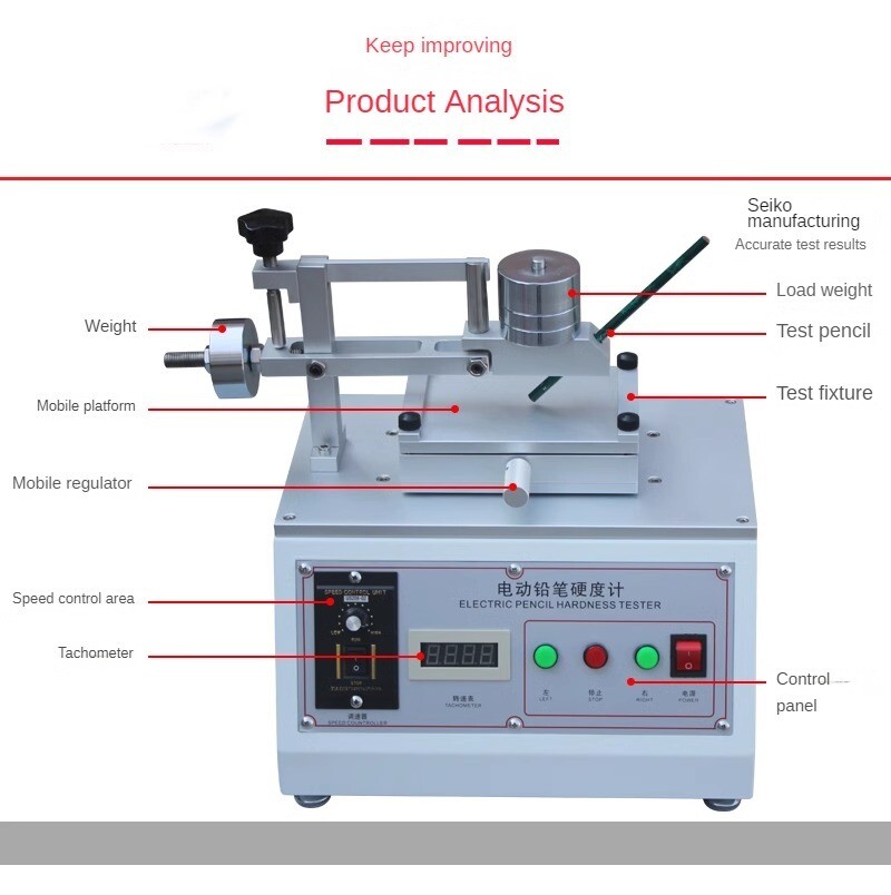 Desktop Electric Pencil Hardness Tester Paint Coating Surface Hardness ...
