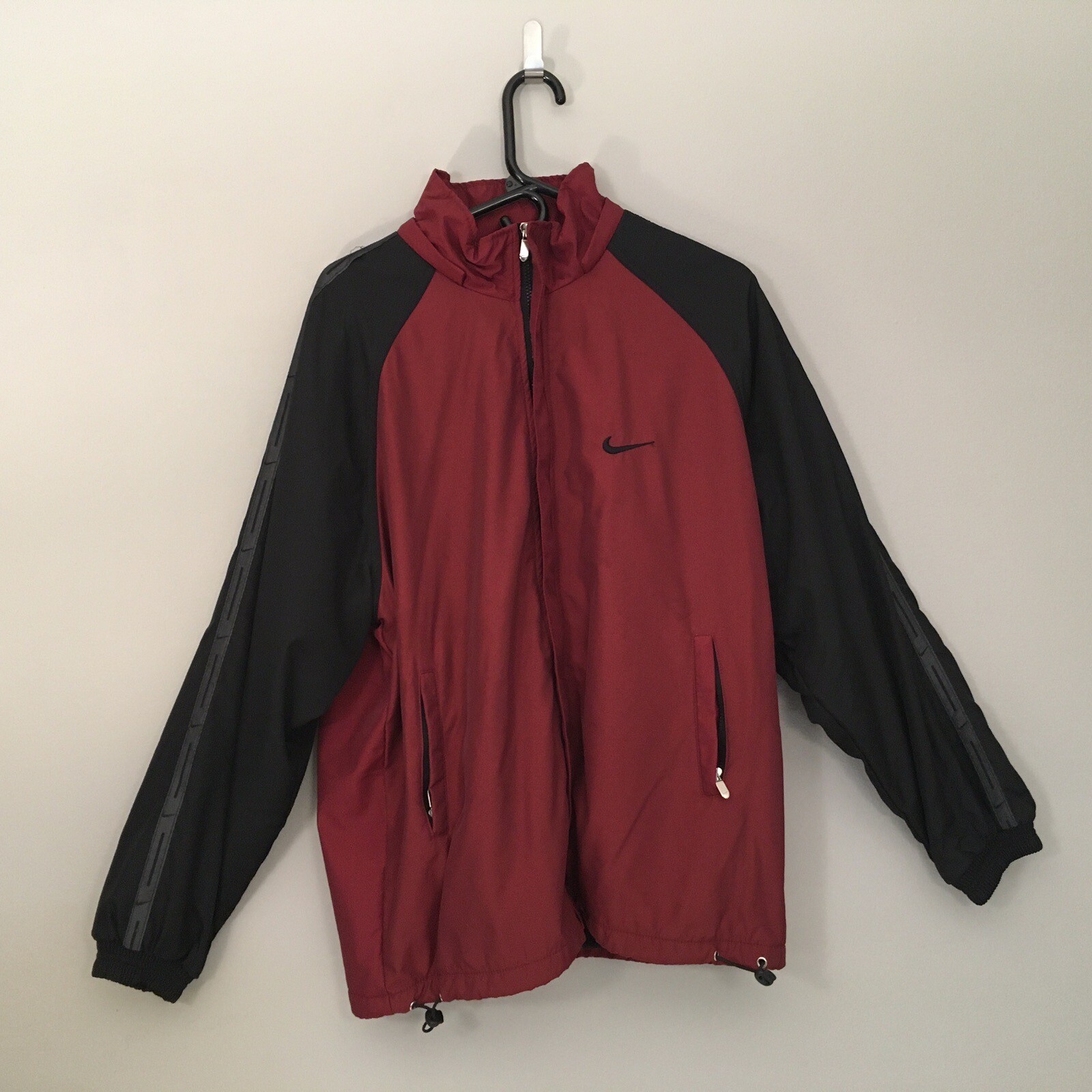 Team Nike Vintage 2000's All-Weather Dark Red Jacket … - Gem