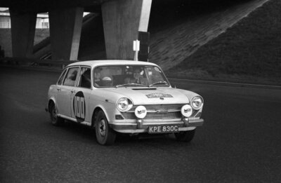 Eric Brinkman and John Fitt Austin 1800 1966 Rally Car Motor Racing Old ...