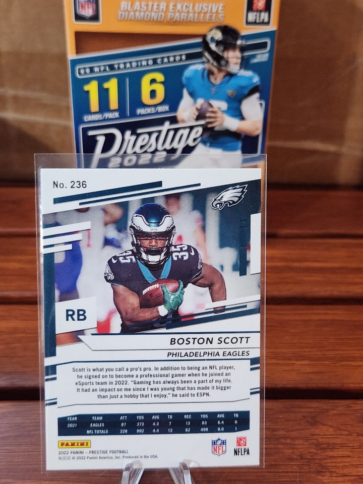 2022 Panini Prestige Football Boston Scott - Philadelphia Eagles - Card ...