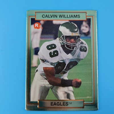 1990 Action Packed Football Card #50 Calvin Williams Eagles ROOKIE ...
