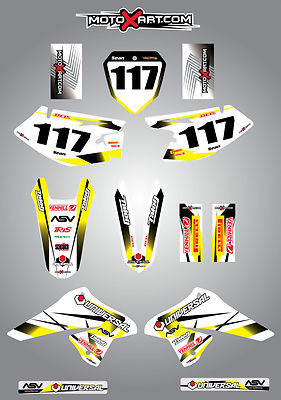 Suzuki DRZ 125 / 2008 - 2023 Full Custom Graphic Kit STORM STYLE ...