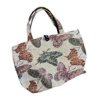 Butterfly Knit Print Handbag | eBay